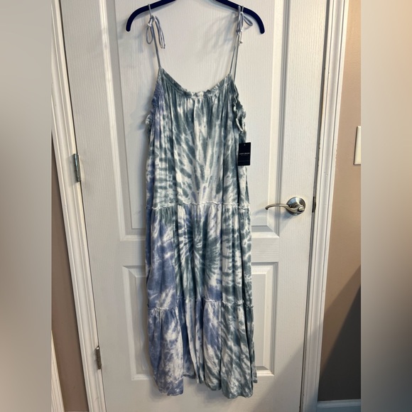 Lucky Brand | Dresses | Lucky Brand Maxi Tiered Tye Dye Dress | Poshmark